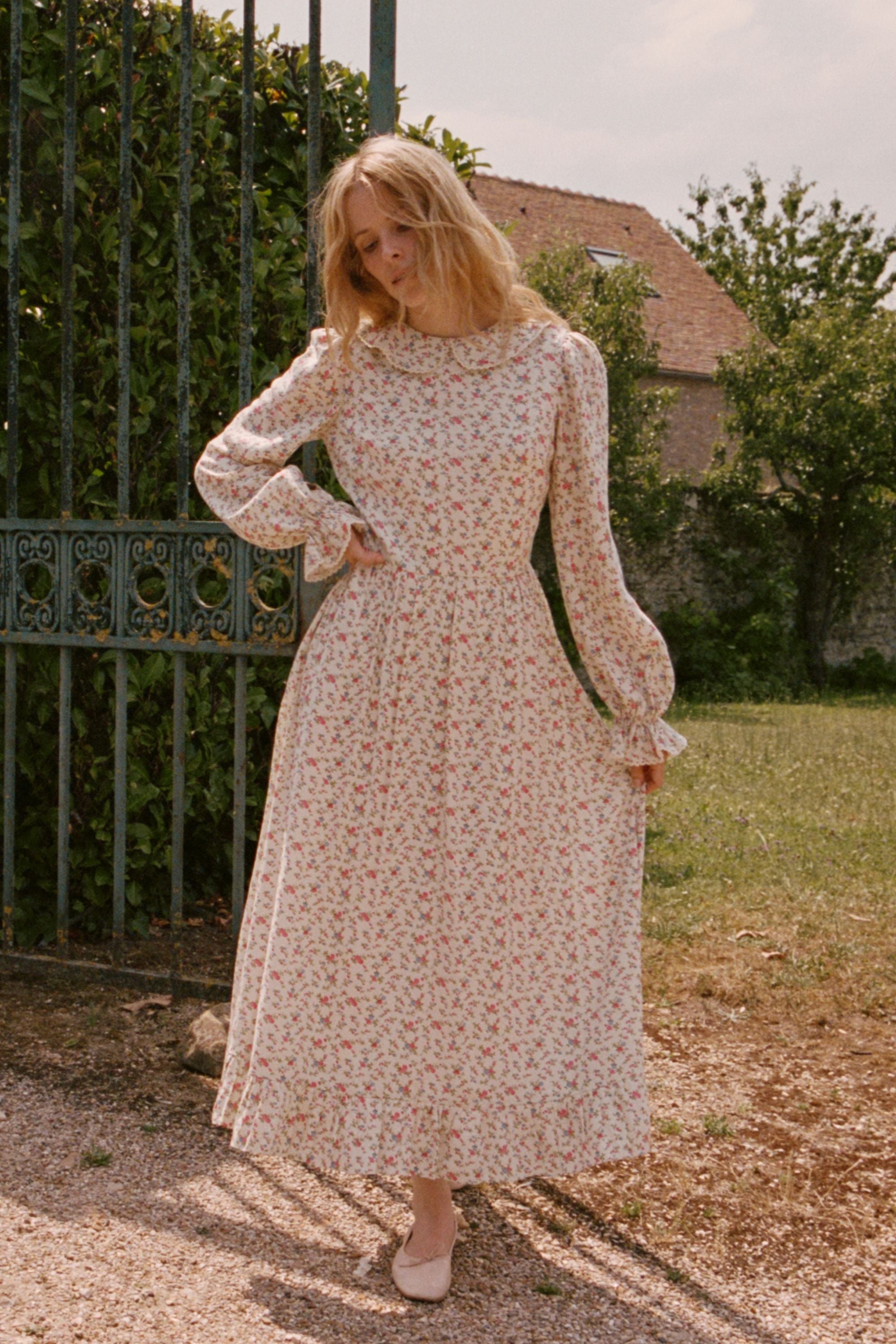 The Dutton Dress in Henri Vine